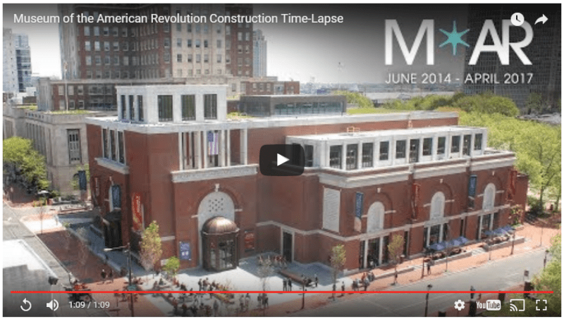 Video: Watch the Museum of the American Revolution rise in 1 minute ...