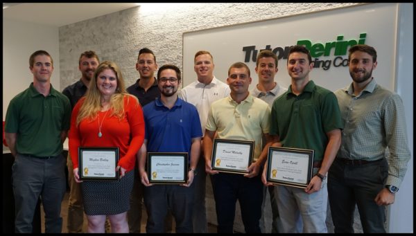 Tutor Perini Graduates First Class of Management Trainees