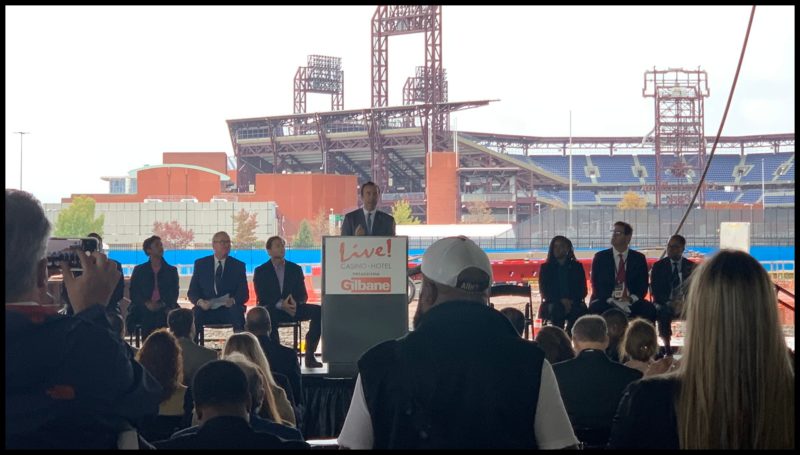 Gilbane Celebrates Live! Casino & Hotel Philadelphia Topping Off
