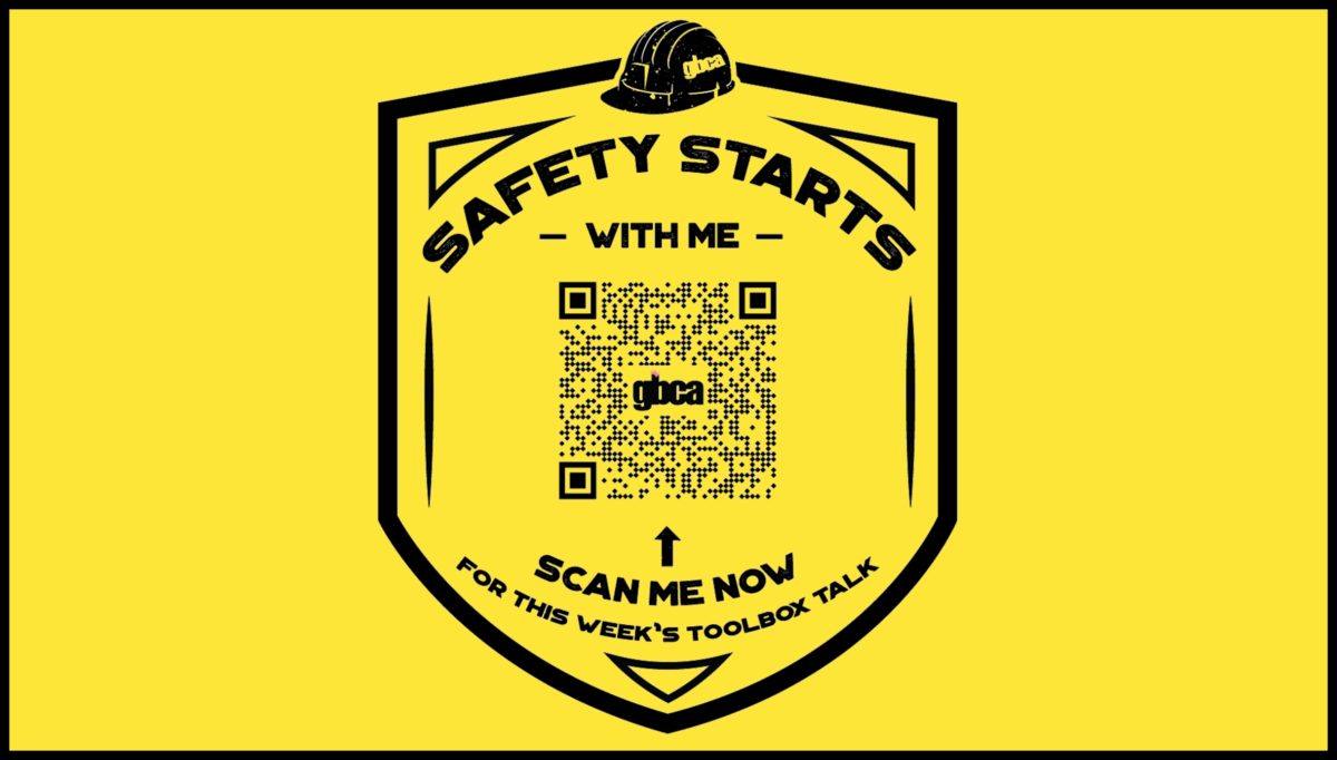 Safety Starts with Me: Access GBCA's Toolbox Talks Via QR Code