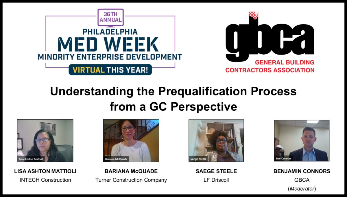 MED Week 2020: Understanding the Prequalification Process from a GC ...