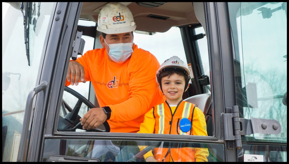 Nicholas Esposito’s Wish to Be a Construction Worker Comes True with ...