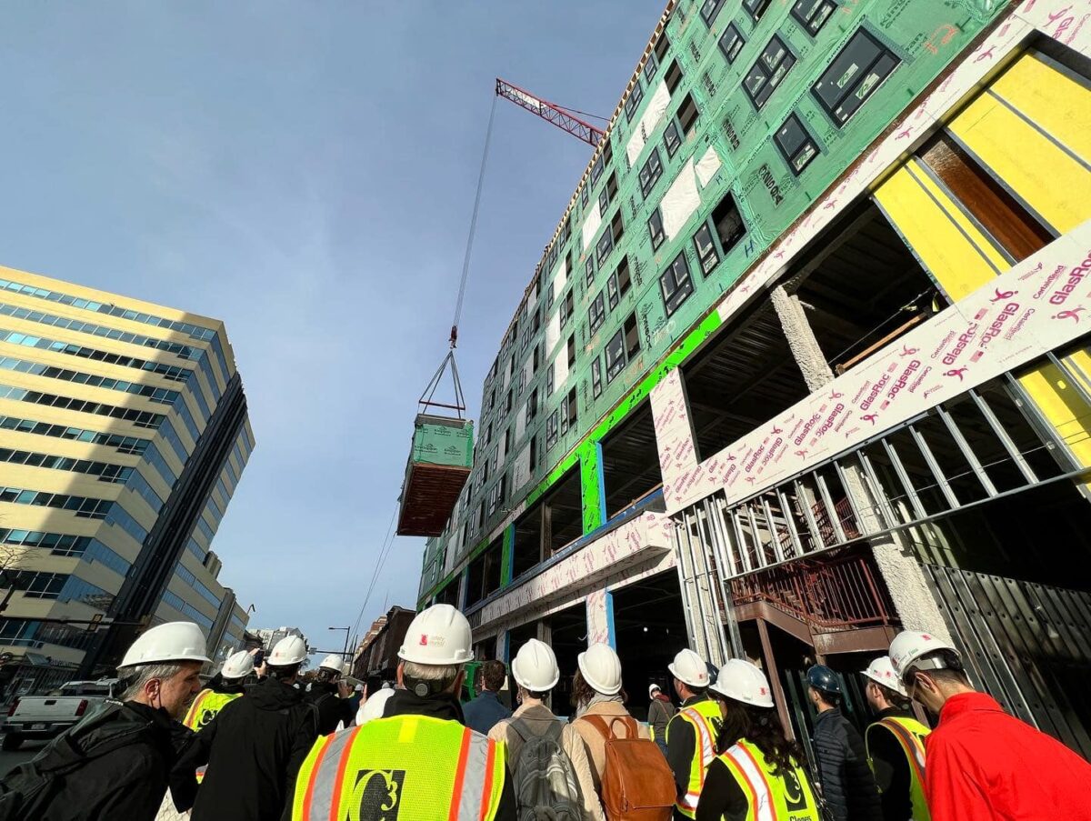 Clemens Construction Celebrates Modular Construction Project Topping Off