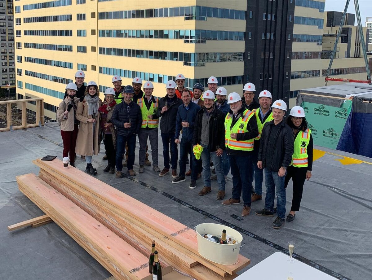 Clemens Construction Celebrates Modular Construction Project Topping Off