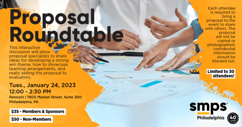 SMPS Philadelphia Proposal Roundtable