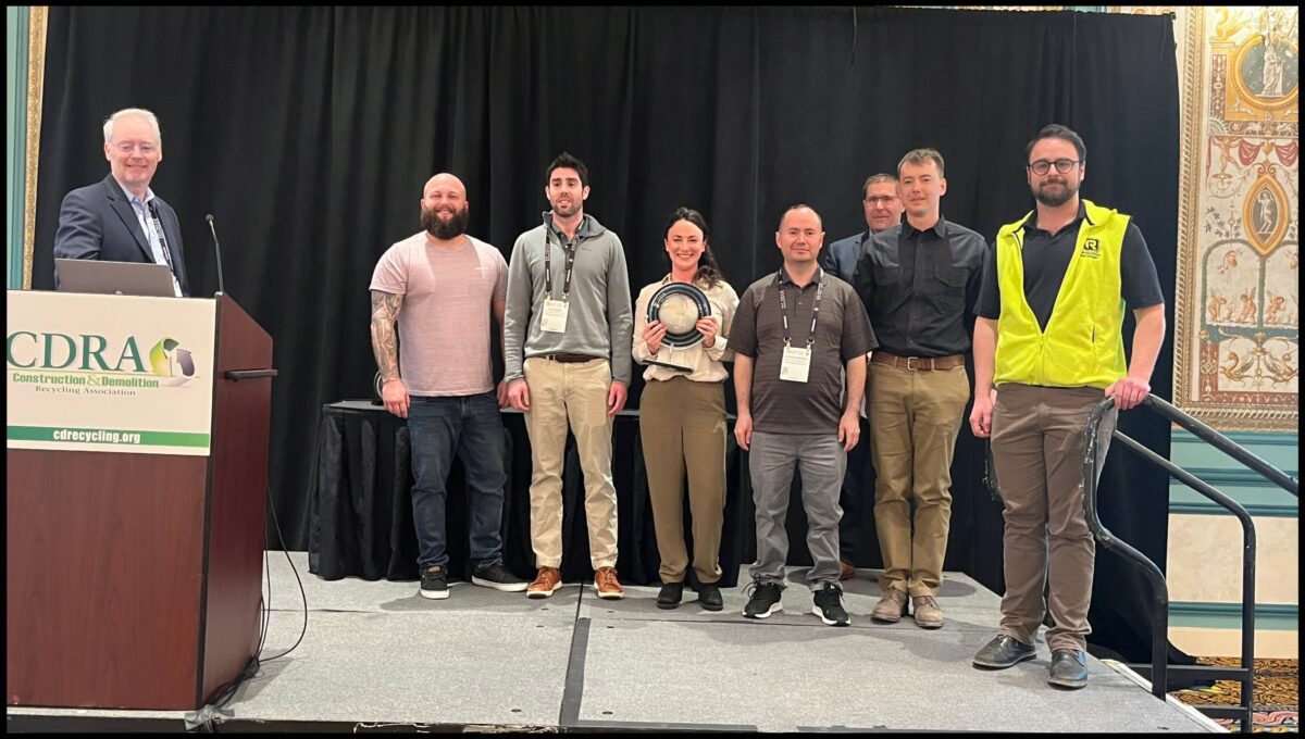 Revolution Recovery Named Construction and Demolition Recycler of the Year