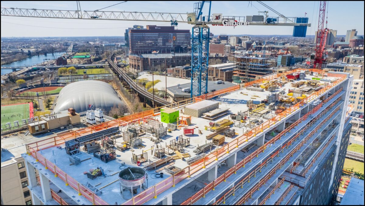 Gilbane Building Company and Pride Enterprise Celebrate Topping Off