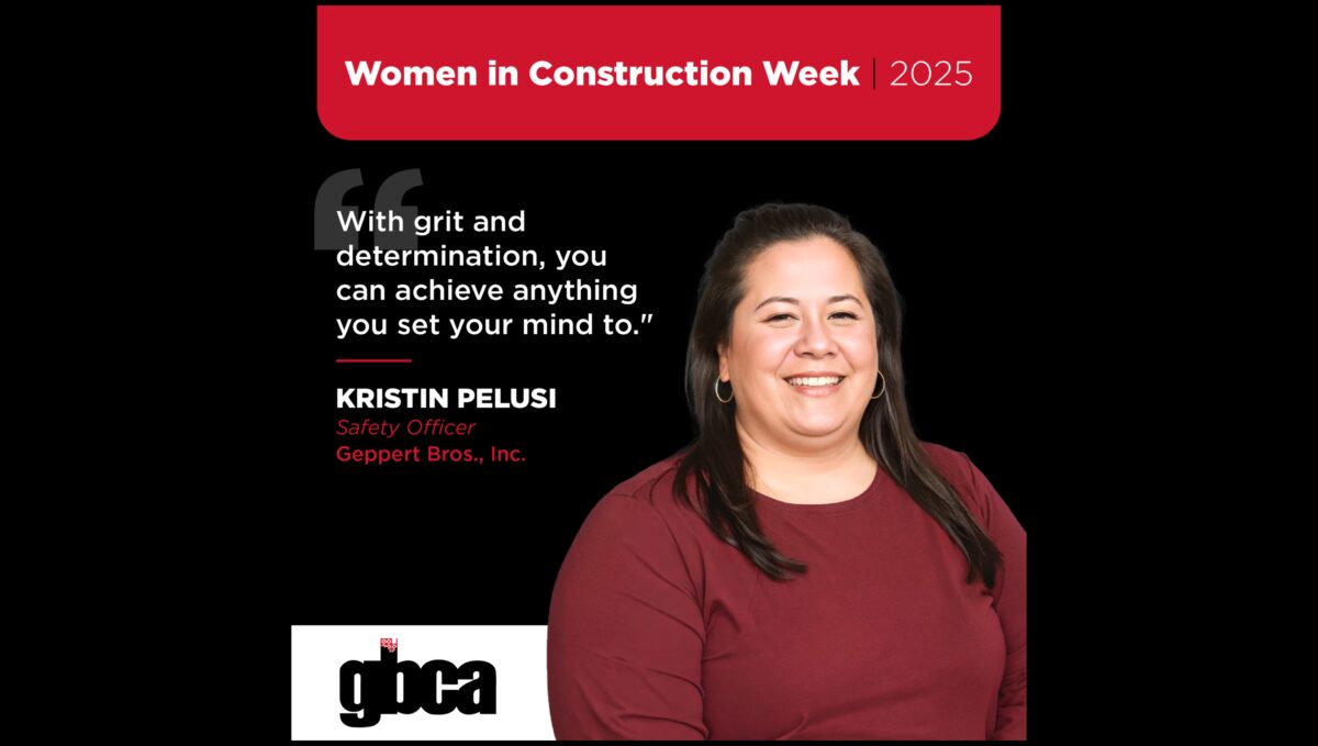 2025 Women in Construction Week Spotlight: Kristin Pelusi, Geppert Bros., Inc.