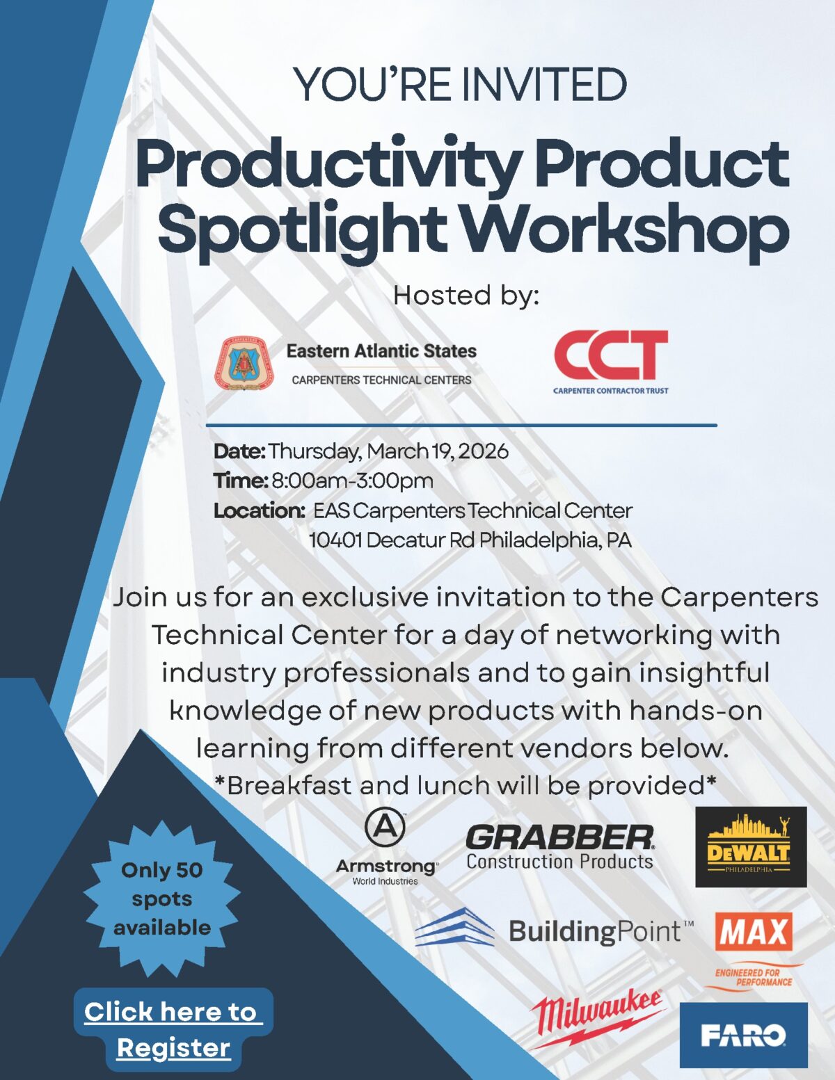 EASCTC and CCT Host: Productivity Product Spotlight Workshop
